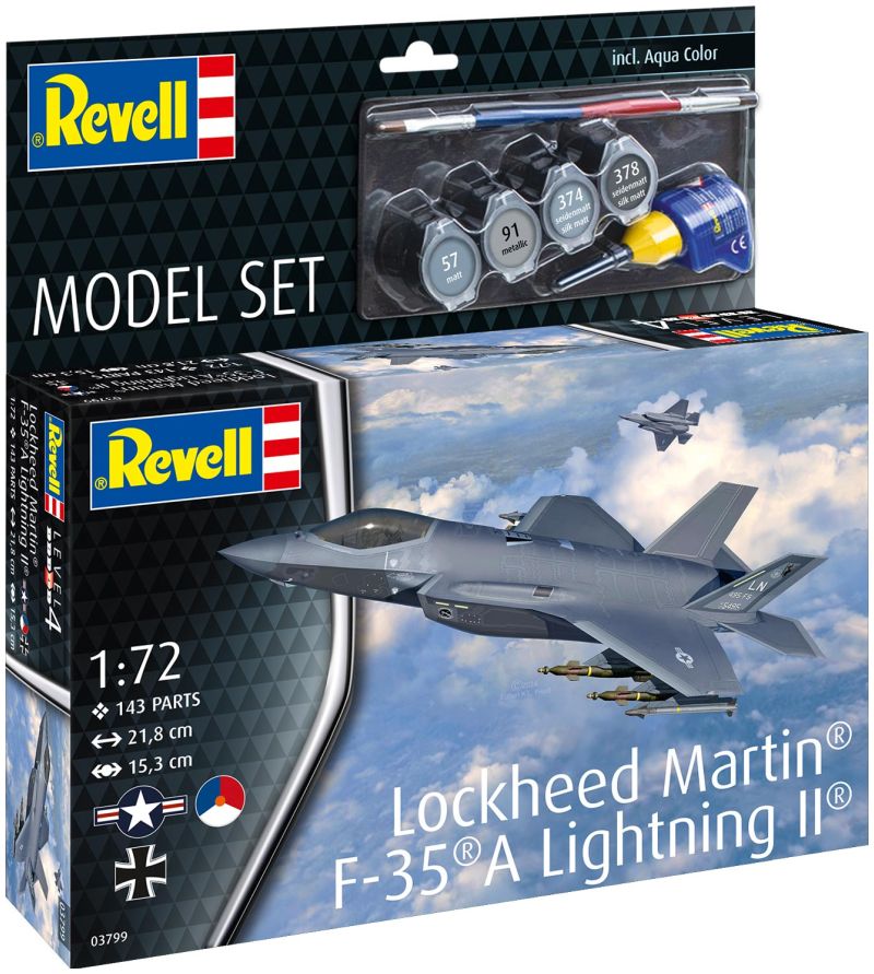 Lockheed Martin F-35 A Lightning II Model Set - John Ayrey Die Casts
