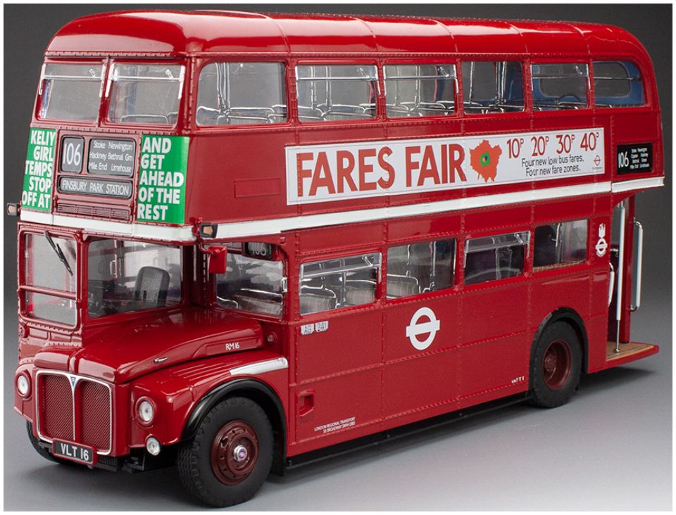 Routemaster Bus RM16 VLT 16 Red (Limited Edition 800pcs) - John Ayrey ...