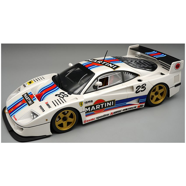 Ferrari F40 LM 1996 White Martini Version w/5 Spoke Gold Rims - John ...