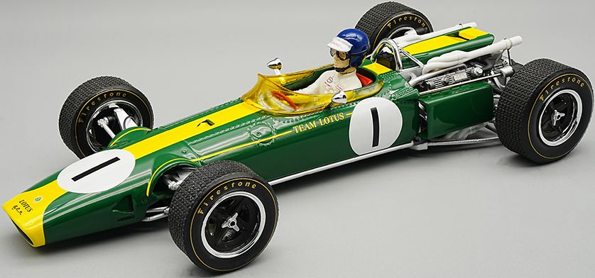 Lotus 43 BRM H16 F1 Team Winner GP USA Watkins Glen 1966 #1 Jim Clark w ...