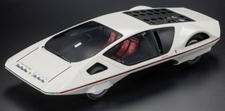Pininfarina Modulo 1970 Geneve Motor Show White - John Ayrey Die Casts