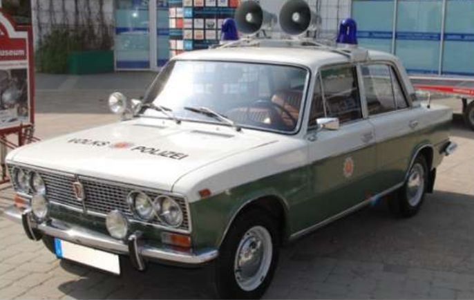 Lada 2103 DDR Volkspolizei White/Green with Brown Interior - John Ayrey ...