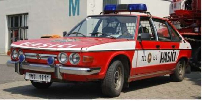 Tatra 613 Czech Fire Brigade Red/White 1979 - John Ayrey Die Casts
