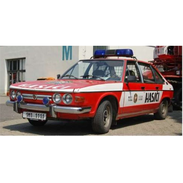 Tatra 613 Czech Fire Brigade Red/White 1979 - John Ayrey Die Casts