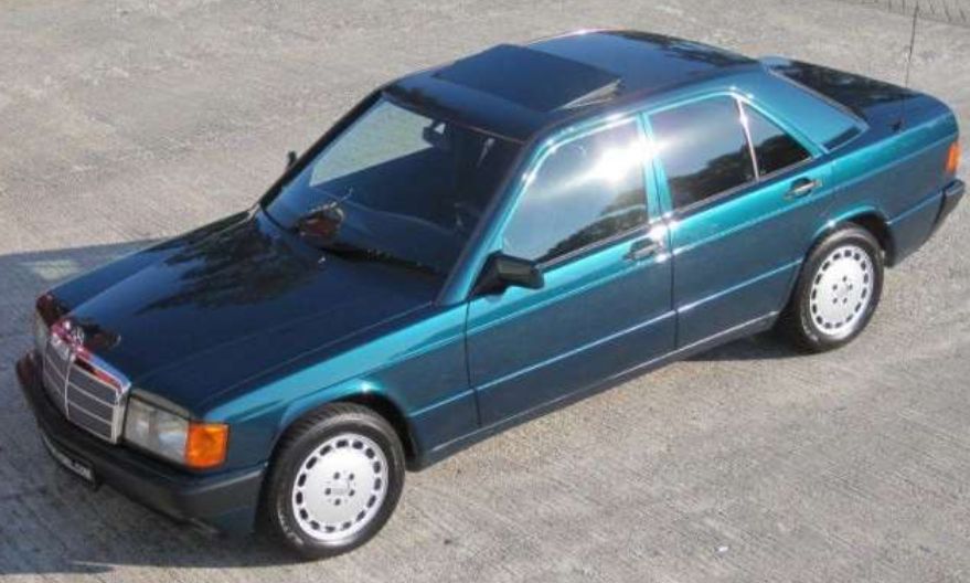 Mercedes 190E 2.5 1993 Avantgarde Green W201 - John Ayrey Die Casts