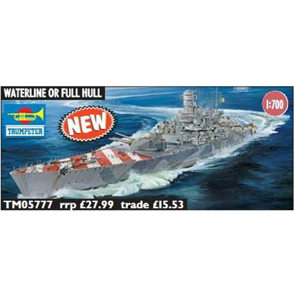 RN Roma Italian Battleship 1943 - John Ayrey Die Casts