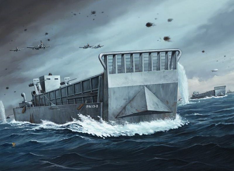 LCM(3) D-Day Landing Craft - John Ayrey Die Casts