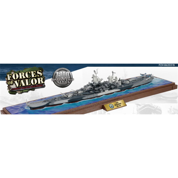 USS Missouri Iowa Class Battleship (BB-63) (Waterline Series) Meausre ...