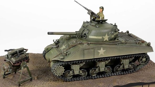 U.S. Medium Tank Sherman M4A3 (75) VVSS Suspension + 57 Glacis Direct ...