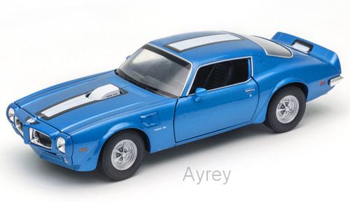 Pontiac Firebird Trans Am blue/White Stripe 1972 - John Ayrey Die Casts