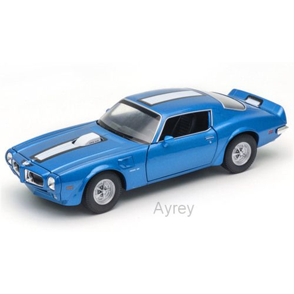 Pontiac Firebird Trans Am blue/White Stripe 1972 - John Ayrey Die Casts