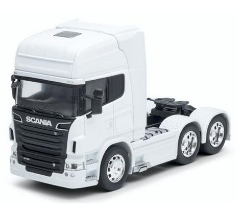 Scania R730 V8 (6x4) - White - John Ayrey Die Casts