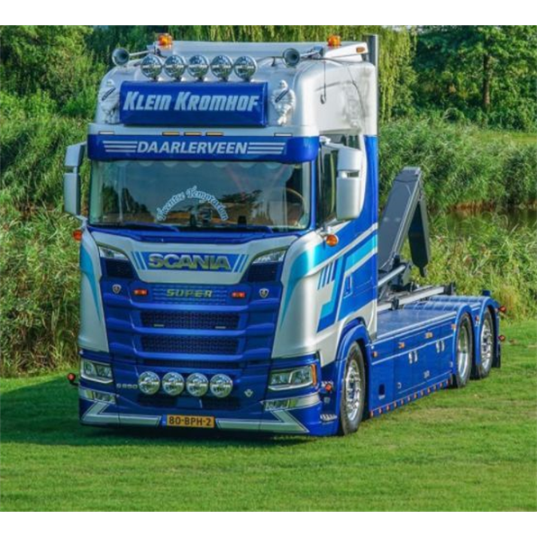 Scania S Highline CS20H 6X2 Tag Axle Riged Hooklift + Container 40M3 ...