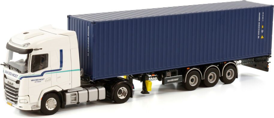 DAF XG 4x2 Container Trailer 3 Axle + 40ft Container 'Van Der Most ...