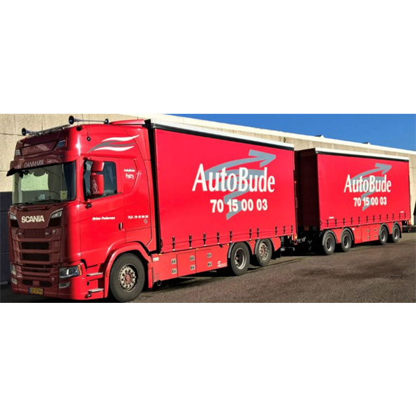 Scania S Highline CS20H 6x2 Tag Axle Riged Truck Drawbar Curtainside ...