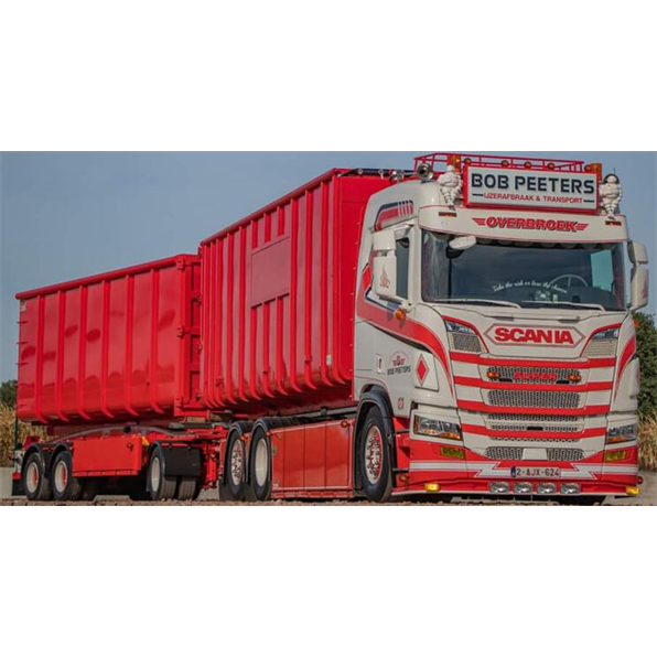 Scania R Normal 6x2 Tag Riged Drawbar w/Hooklift + Container 40M3 'Bob ...