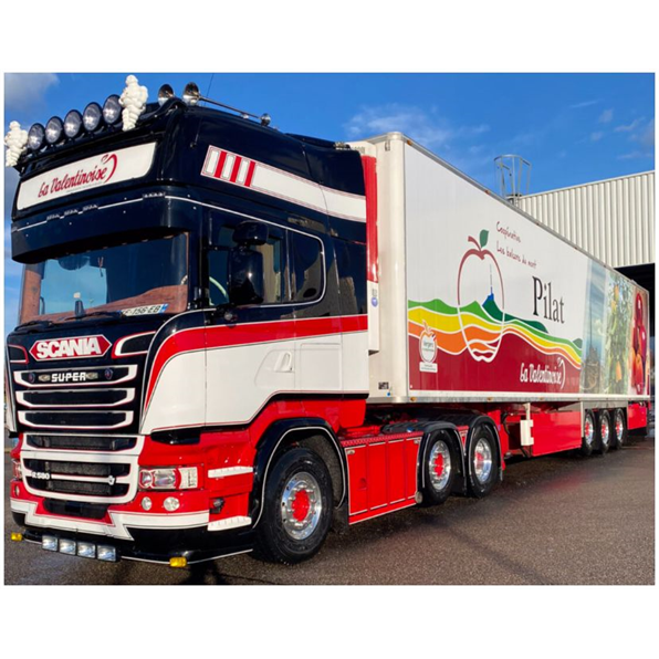 Scania Streamline Topline 6X2 Twin Steer Reefer Trailer 3 Axle La ...