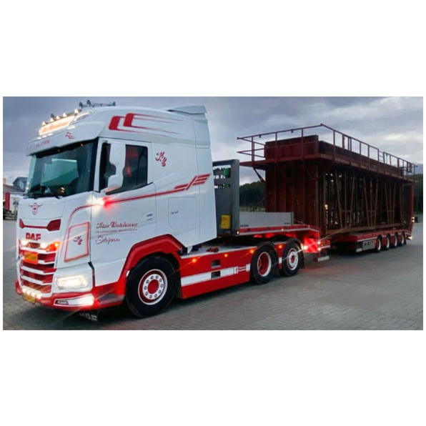 DAF XG 6x2 TAG Axle Semi Low Loader w/Ramps 4 Axle Kim Christensen ...