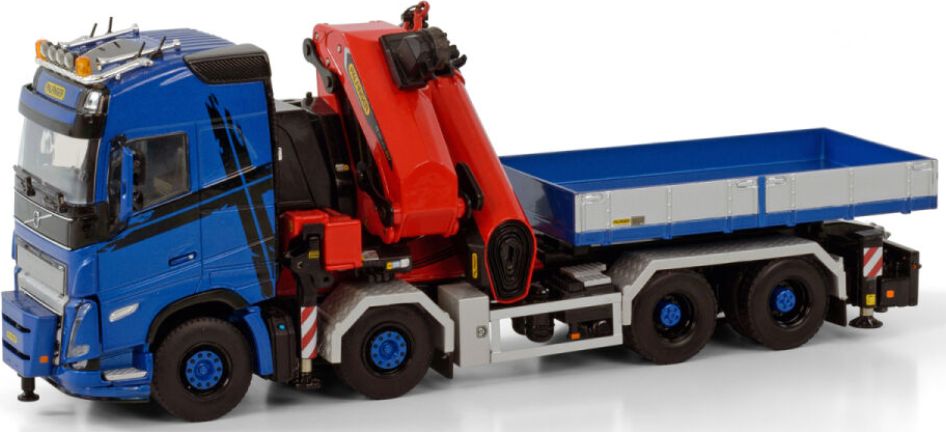 Scania R Highline CR20H 8x4 Swap Body Blue w/Palfinger PK 135.002 TEC7 ...