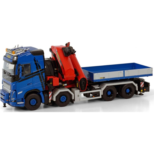 Scania R Highline CR20H 8x4 Swap Body Blue w/Palfinger PK 135.002 TEC7 ...